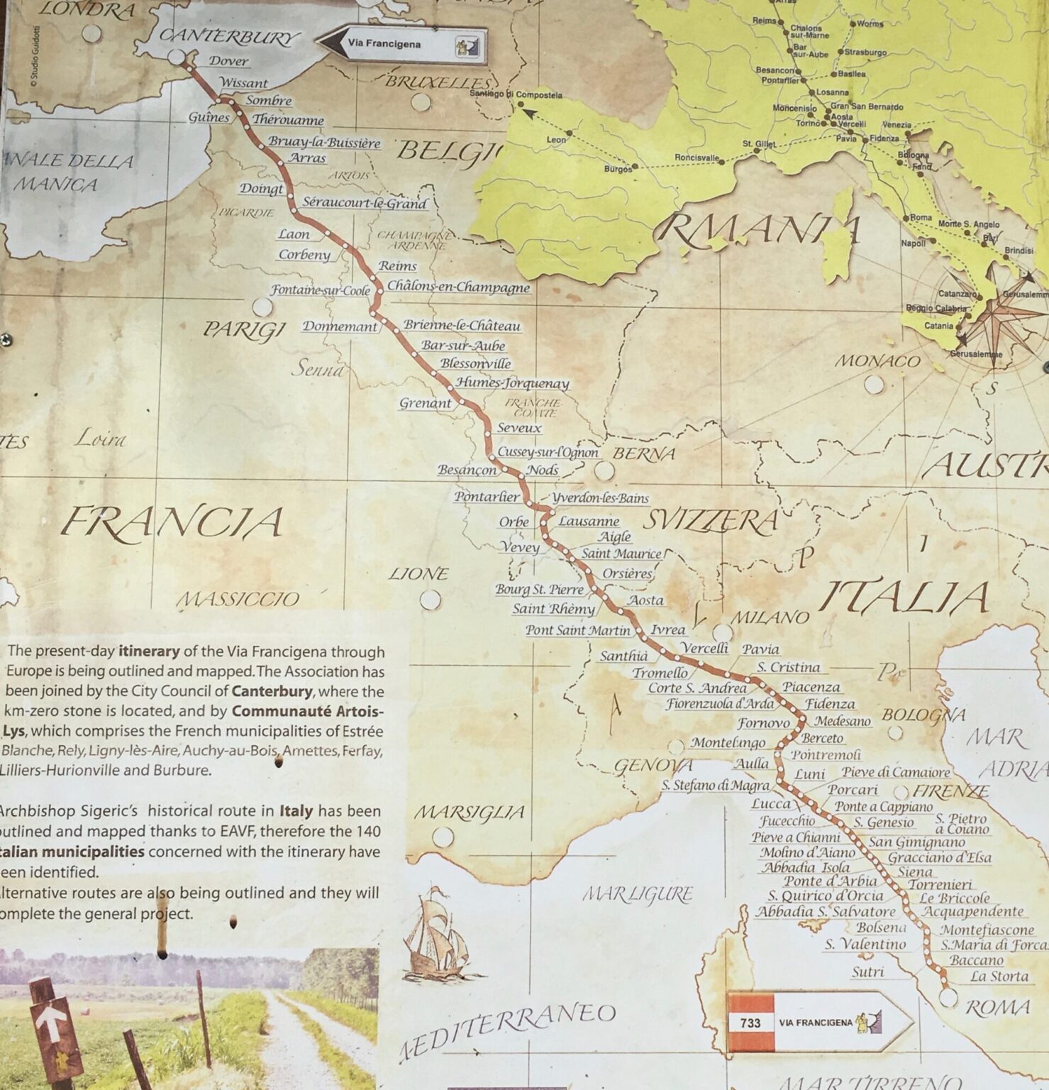 La Via Francigena en Franche Comté · Association des Chemins de ...